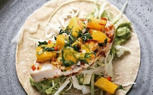 Christine Manfieldʼs Fish Tacos, Mango and Chilli Salsa Recipe ...