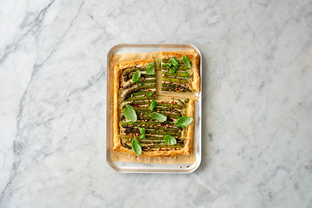 Warren Mendesʼ Asparagus, Feta and Ricotta Tart Recipe: Verified by ...