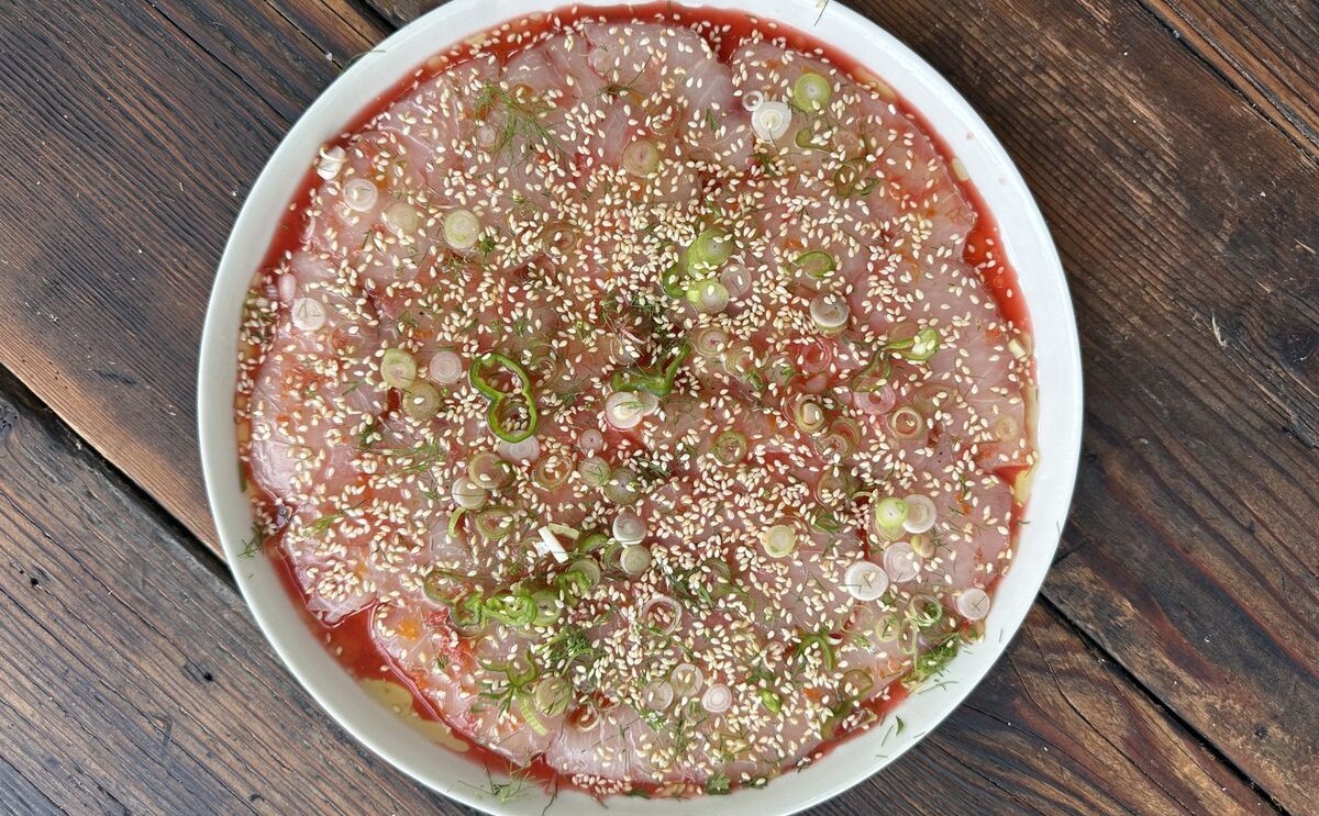 Darren Robertsonʼs Raw Fish with Sour Plum Ponzu Recipe: Verified by ...