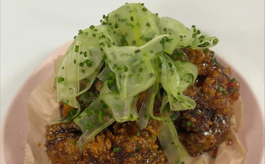 Diego Muñozʼs Fried Battered Chicken with Chilli, Macadamia Honey, and ...