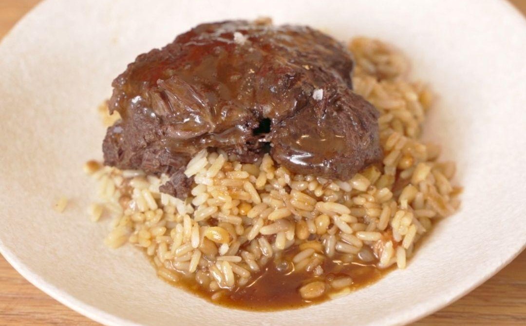 Georgianna Hiliadakiʼs Beef Cheeks & Xmas Rice Pilaf Recipe: Verified ...