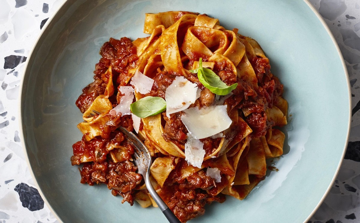 Morgan Hipworthʼs Homemade Tagliatelle with Beef Ragu Recipe: Verified ...