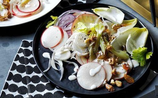 Shannon Bennettʼs Nectarine, Walnut, and Witlof Waldorf Salad Recipe ...